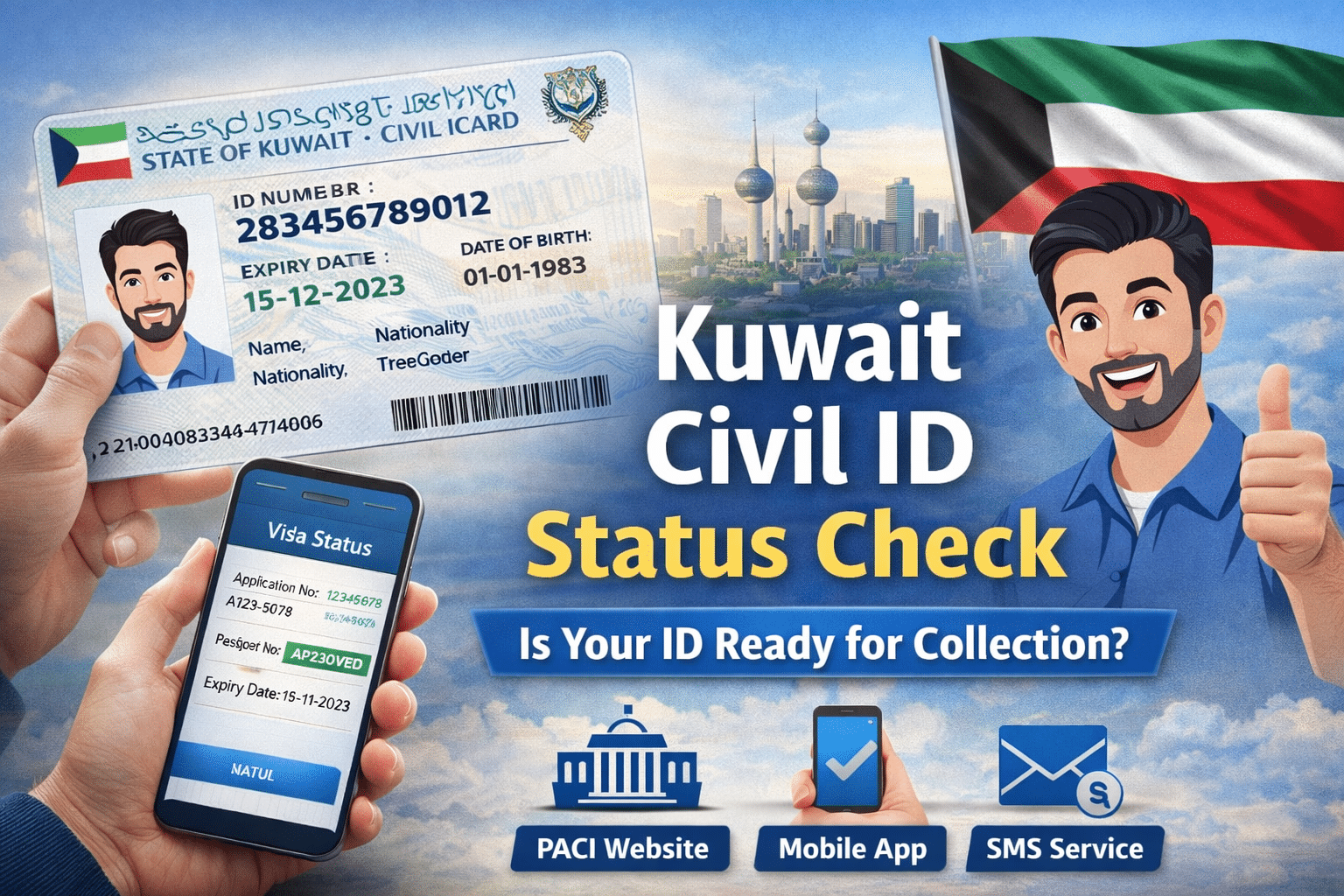 Is Your Kuwait Civil ID Ready? Check Status Online Now!